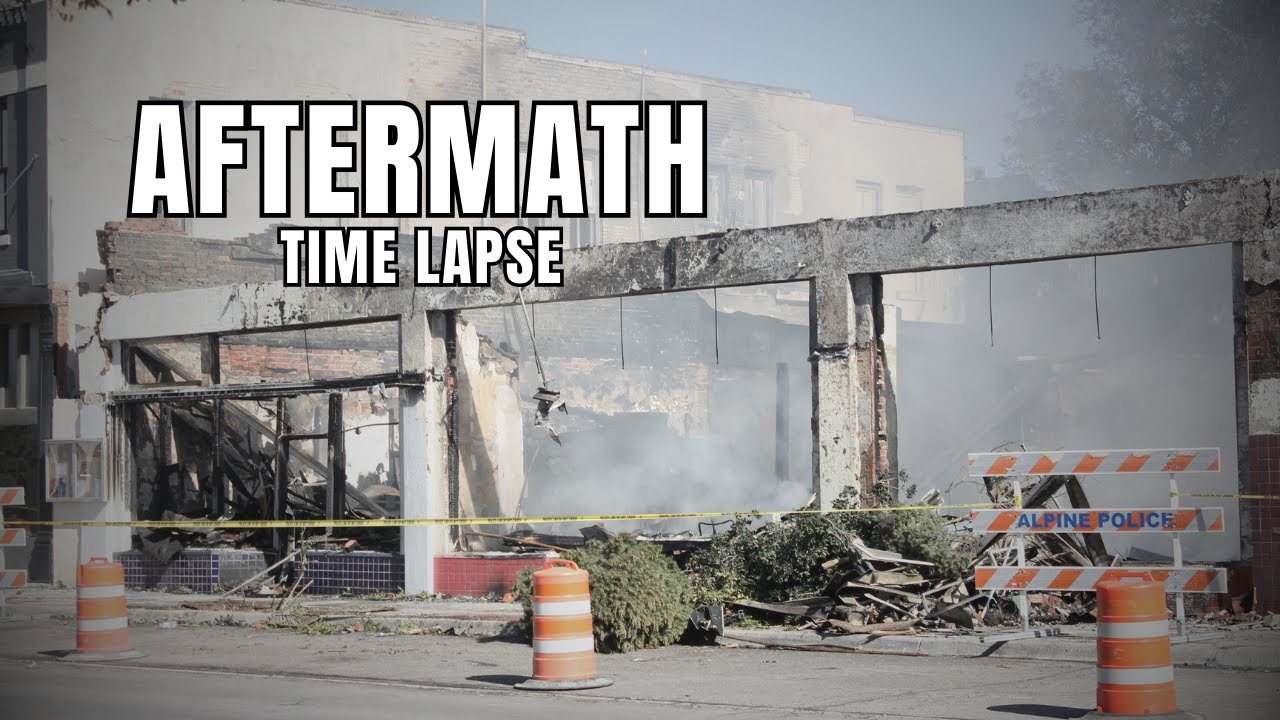 Historic Building Fire Aftermath - YouTube