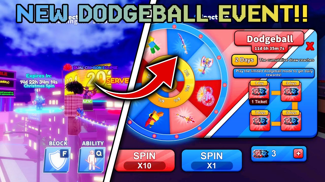 NEW DODGEBALL EVENT!! (Roblox Bladeball) - YouTube