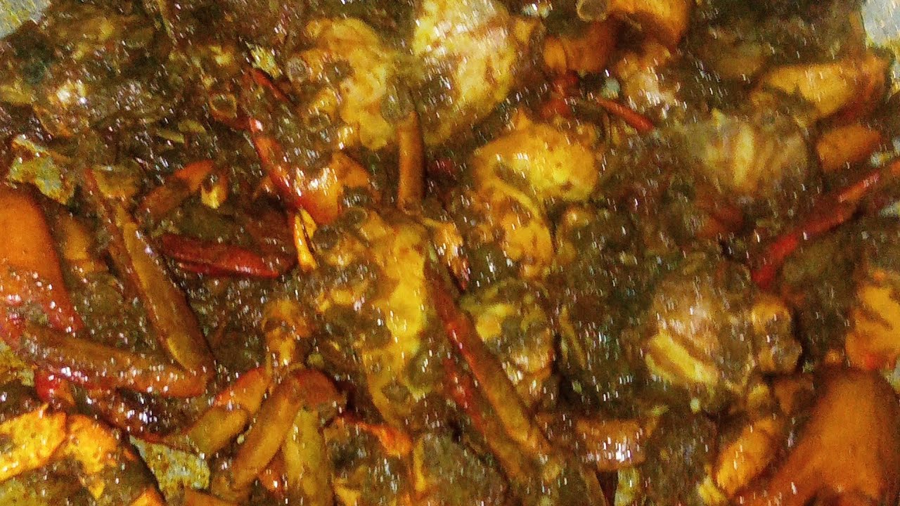 spicy crab fry 😋 recipe// sea food recipe//must try to recipe - YouTube