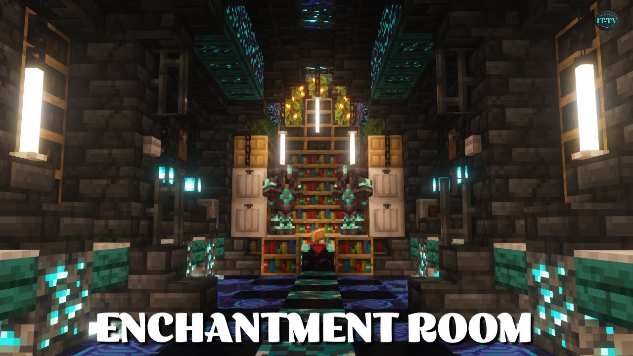Minecraft's ULTIMATE Deep Dark Enchanting Room! Easy Tutorial - YouTube