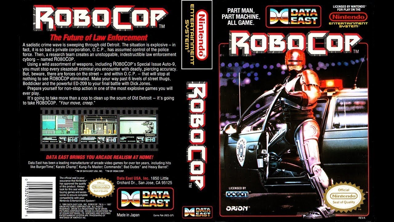 Robocop hack NES 8bit - YouTube