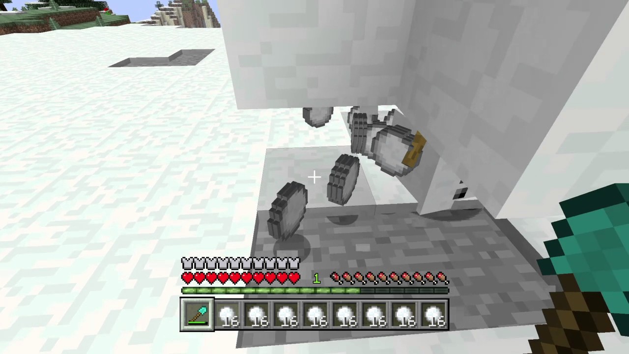 Minecraft snow farm [Ps4] - YouTube