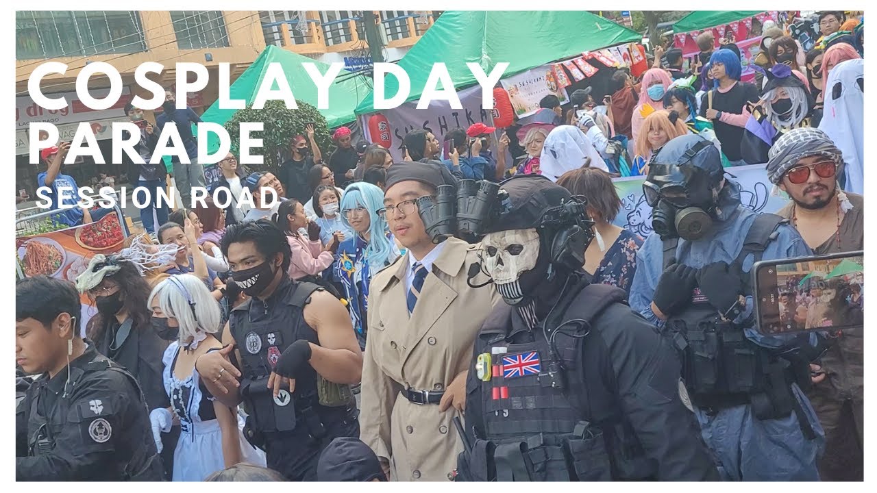 Cosplay Day Parade at Session Road, 10-29-2023! - YouTube