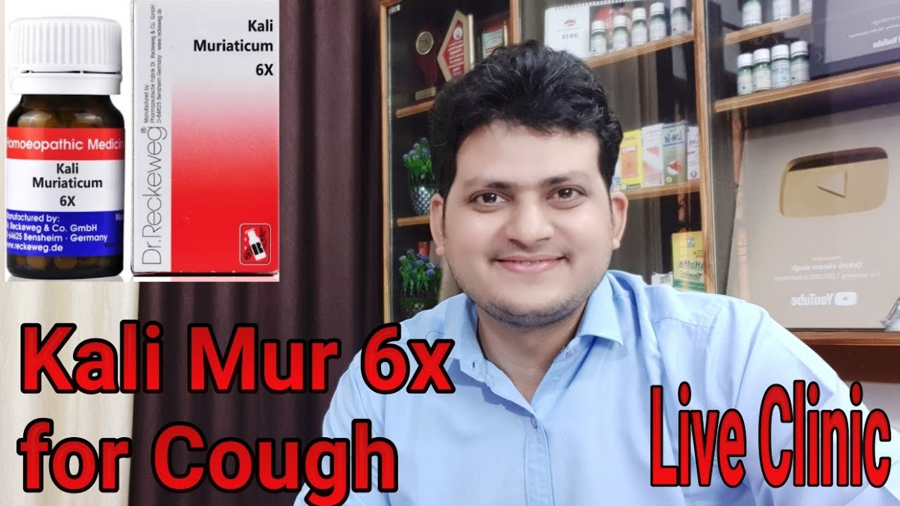 Kali Mur 6x for cough & sinusitis | Dr.kirti vikram Singh LIVE CLINIC ...