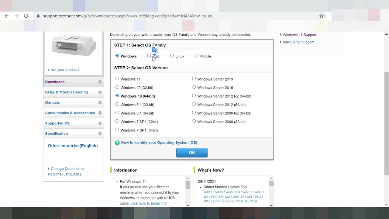 Brother MFC-J4340DW XL Driver Download Windows 11 - YouTube