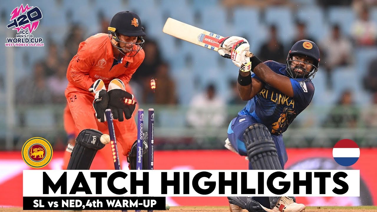 Sri Lanka vs Netherlands 4th Warm-up Match Highlights | ICC World Cup ...