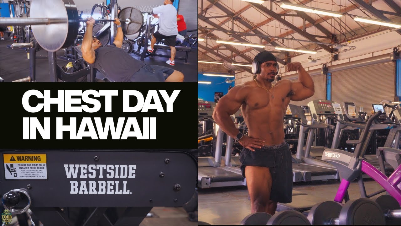 Chest Day in Hawaii 🌴 | Bodybuilding Vlog - YouTube