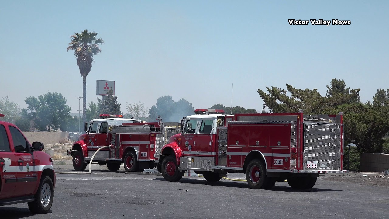 Fire at Palmdale Rd in Victorville - San Bernardino County Fire ...