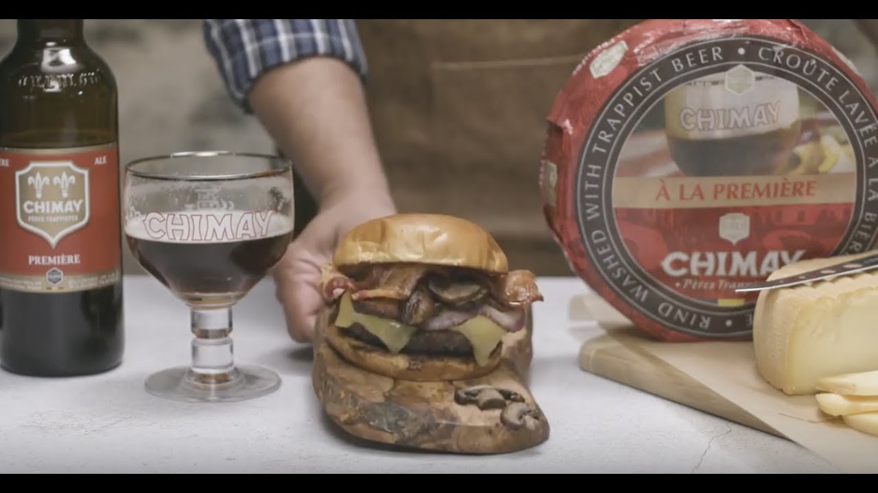 Chimay Bacon Cheeseburger with Mushrooms - YouTube