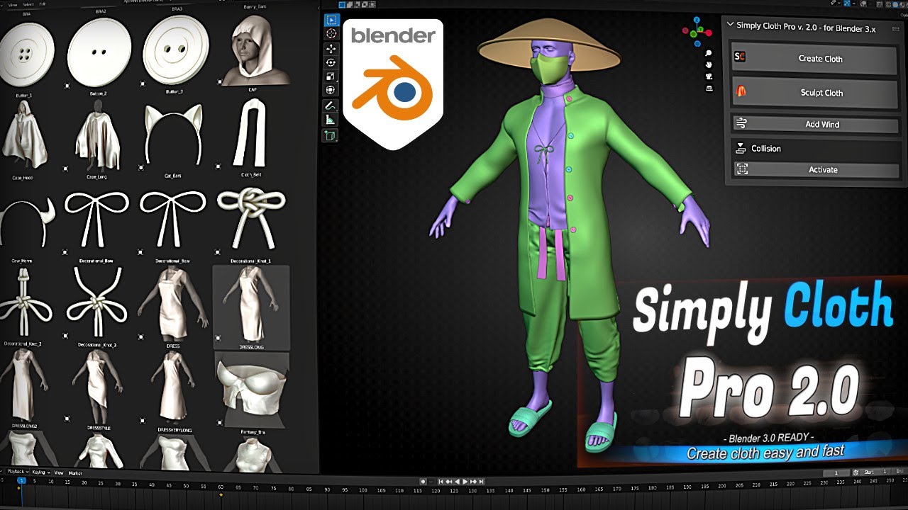Simply Cloth Pro 2.0 - Asset Browser - Simply Asset Bundle (Cut&Sew ...