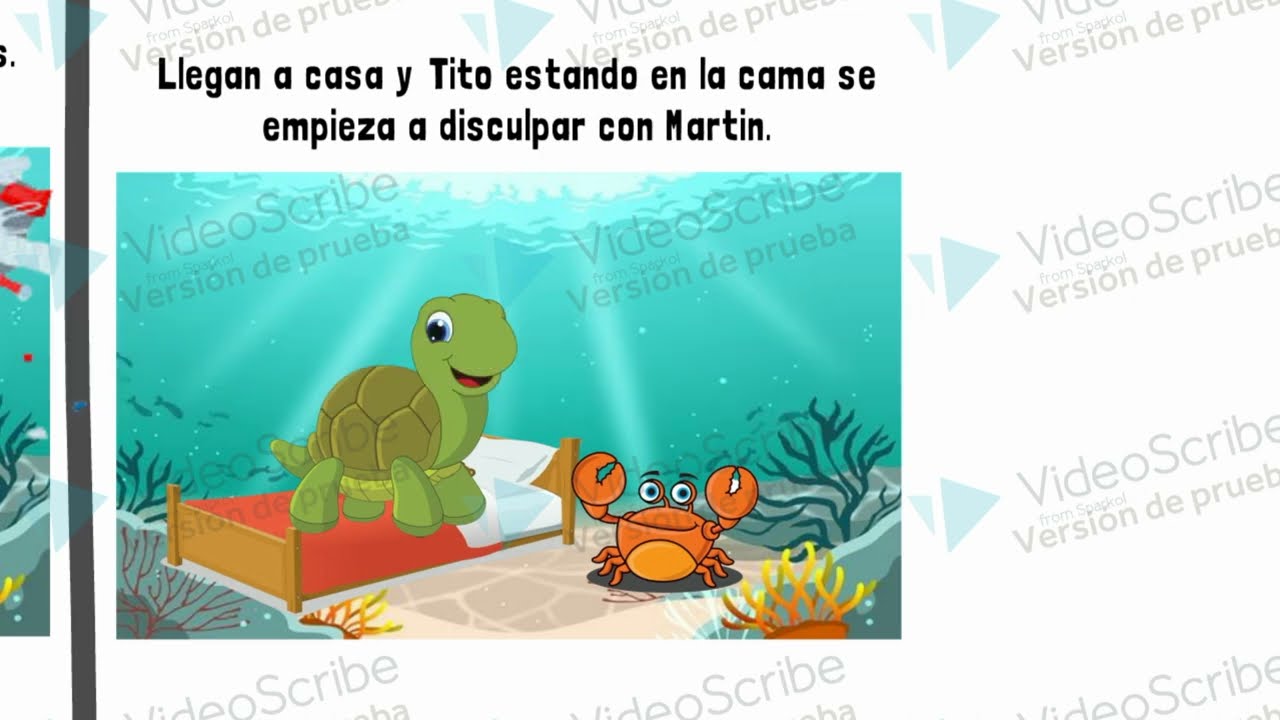 La Tortuga Tito y el Cangrejo Martin - Alumna Katering Huaman Taipe ...