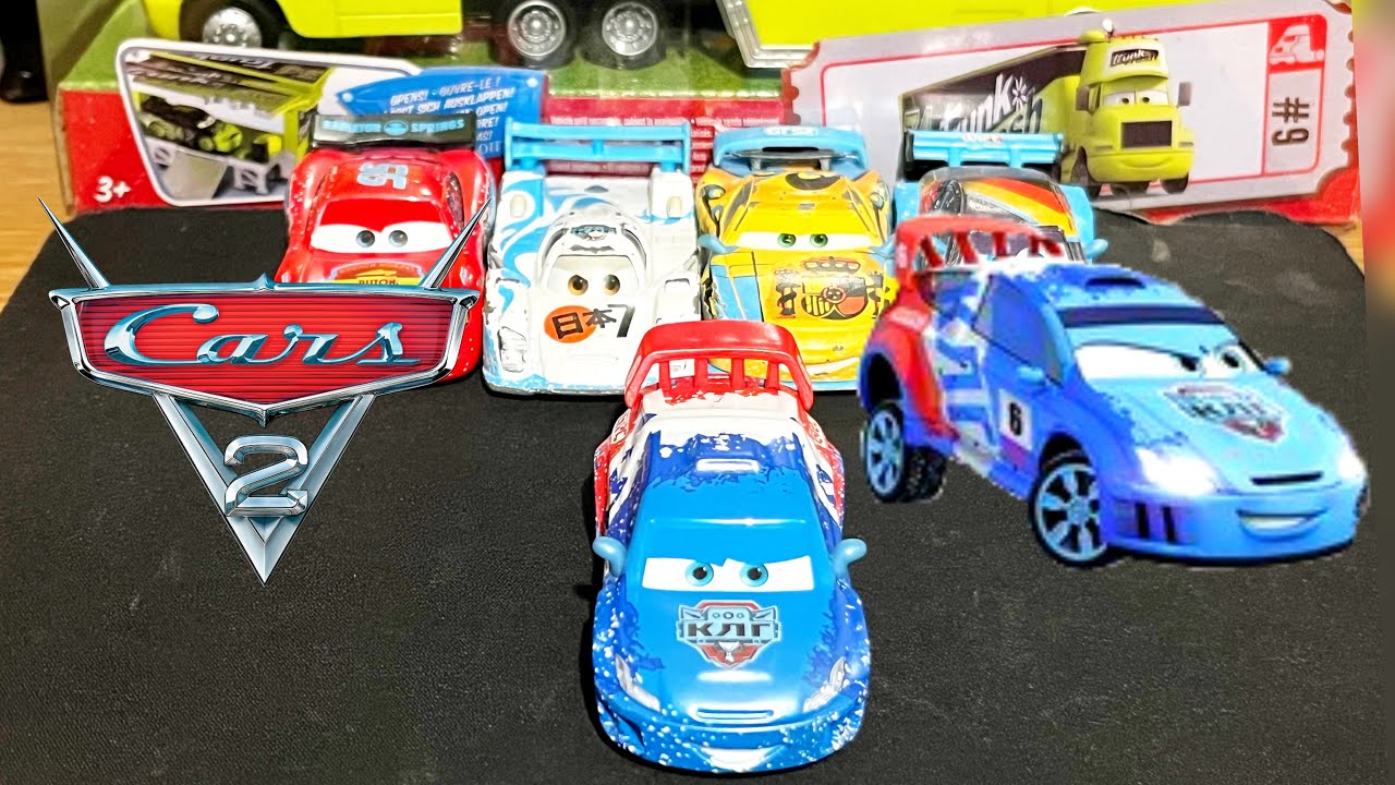 Disney Pixar Cars 2 - Ice Racer Raoule CaRoule Diecast Review - YouTube