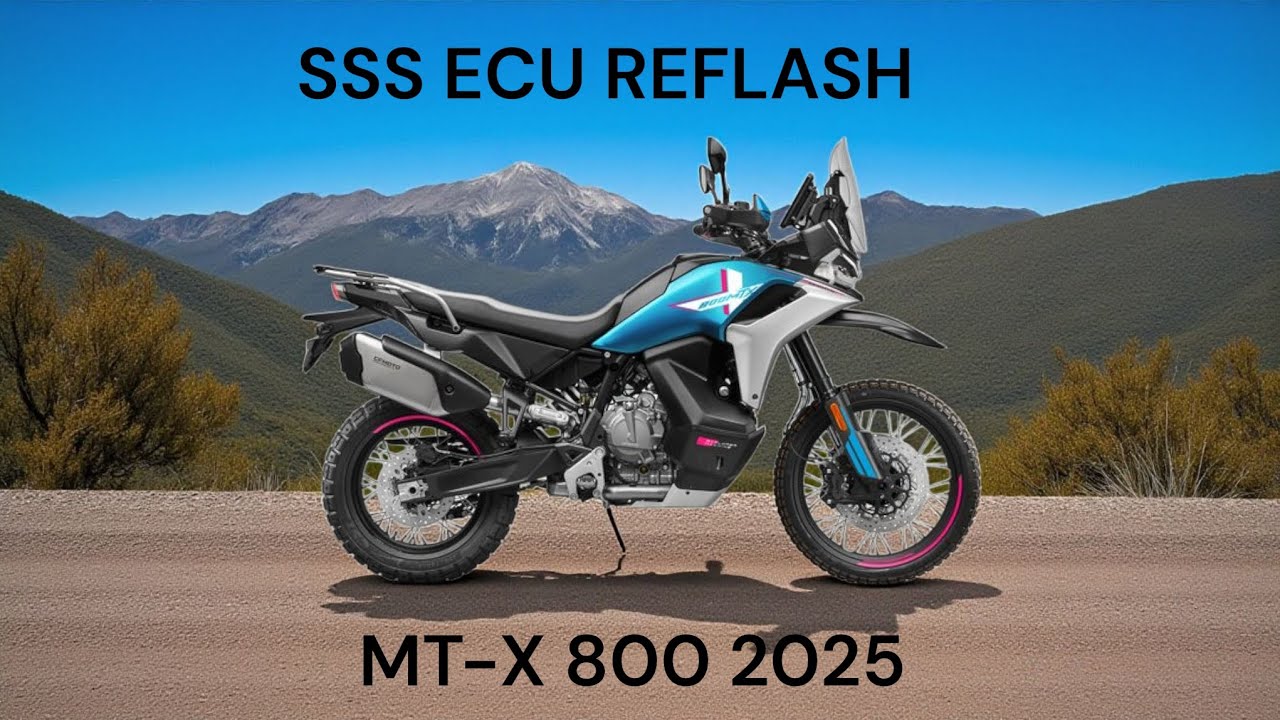 CFMOTO 800MT-X ECU REFLASH SSS MOTORCYCLES - YouTube