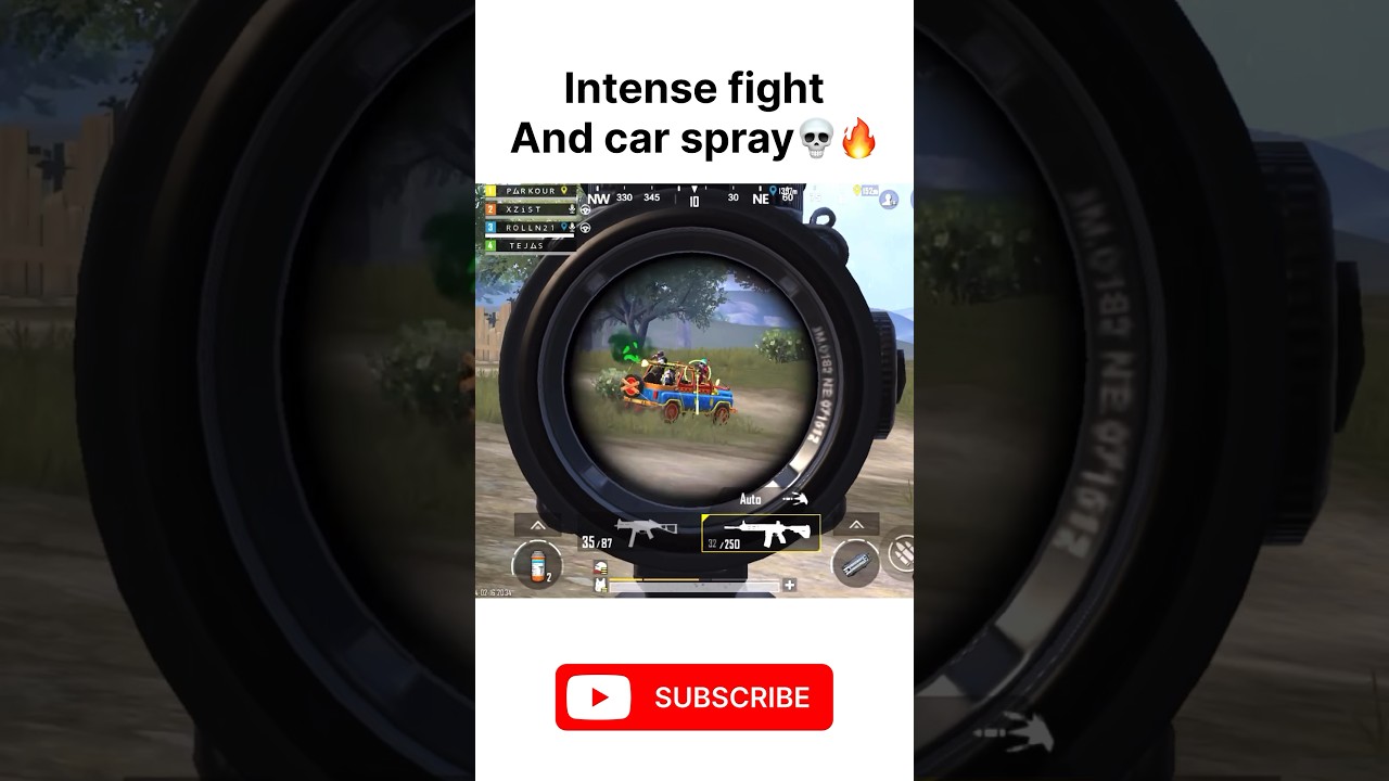 Intense fight ani car spray🔥😱#bgmi#viral#pubgmobile#shorts#carspray# ...