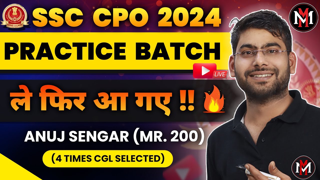 🔥Complete FREE Maths Course UPDATE | SSC CPO, CGL 2024 |ANUJ SENGAR SIR #ssc #ssccpo2024 # ...