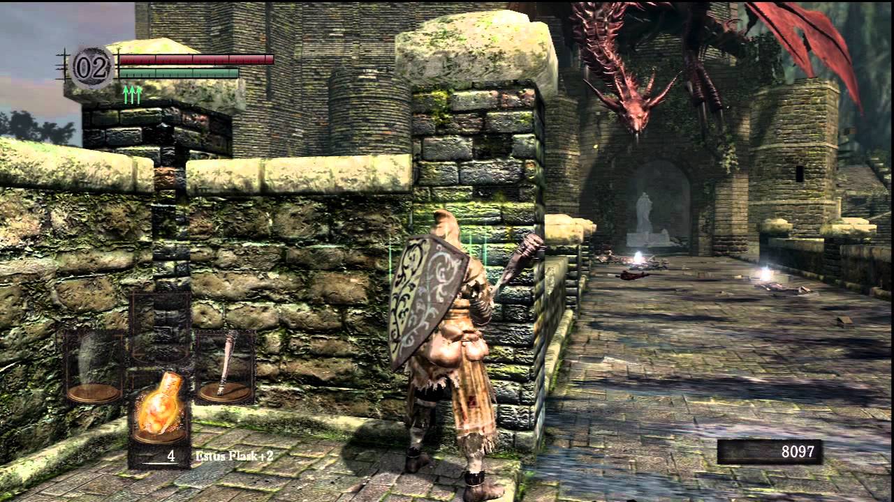 Dark Souls *SL1* Challenge - Hellkite Dragon - YouTube