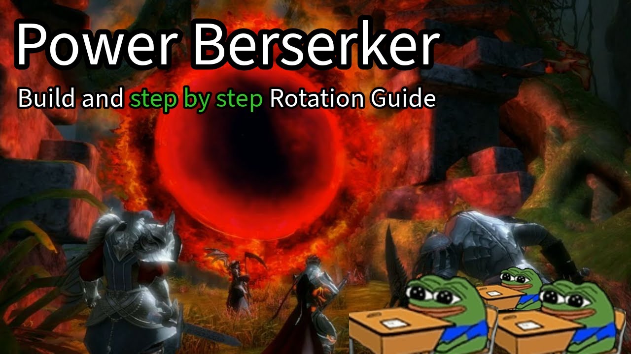 GW2 Power Berserker build and step by step rotation guide for Raids and ...