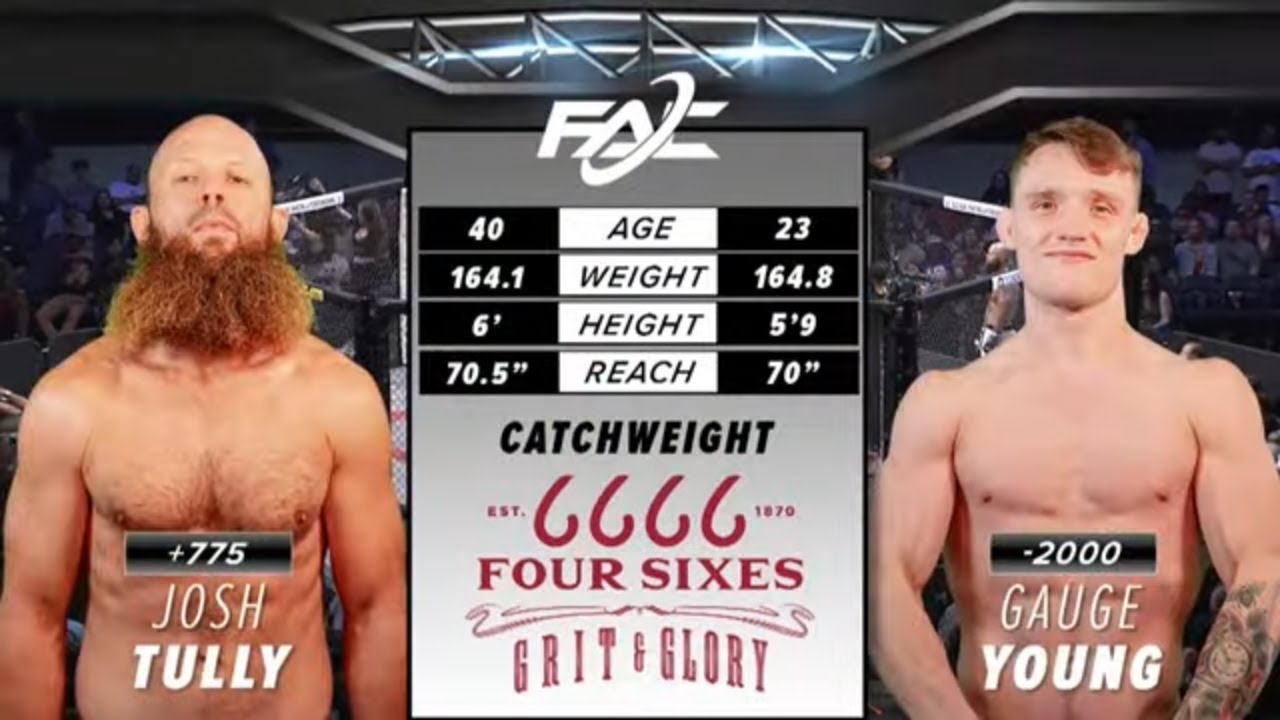 Josh Tully vs Gauge Young FAC 24 Pro - YouTube
