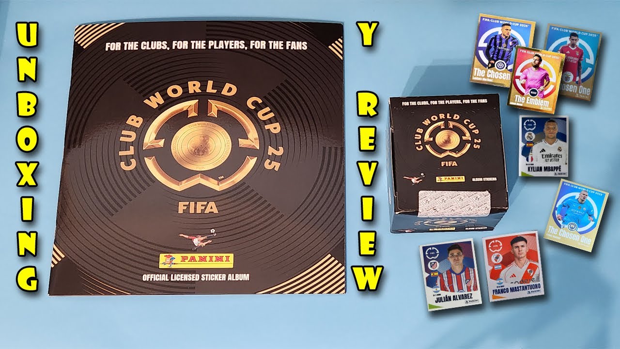 YA TENEMOS EL ALBUM DEL MUNDIAL DE CLUBES FIFA 2025 | UNBOXING Y REVIEW ...