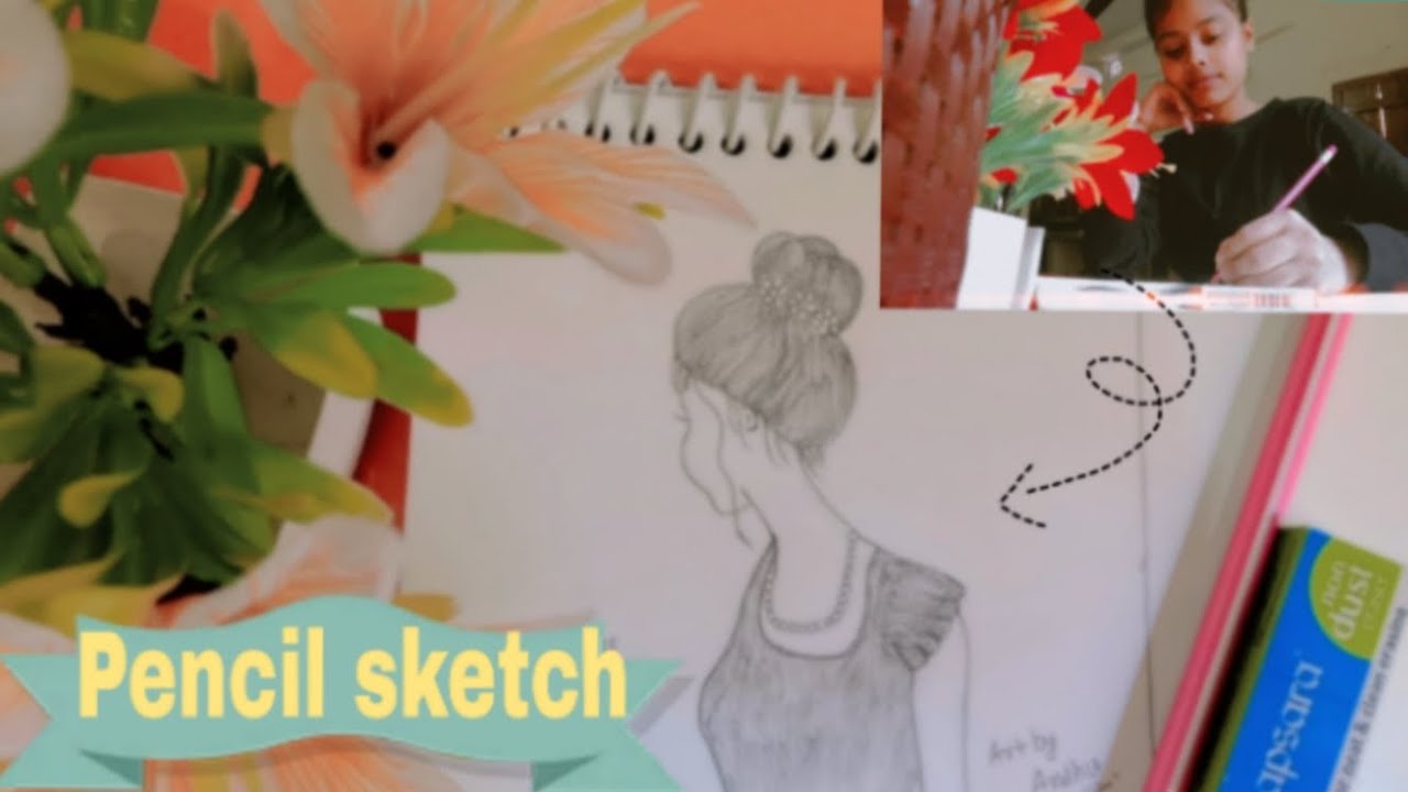 Hidden face drawing- pencil sketch - YouTube