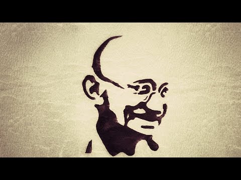Gandhi Stencil