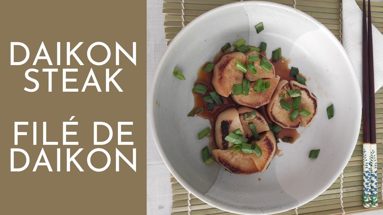 DAIKON STEAK | Como fazer Filé de Nabo - YouTube