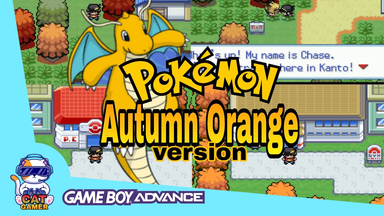 Pokemon Autumn Orange GBA ROM Hack v1.2 english - YouTube