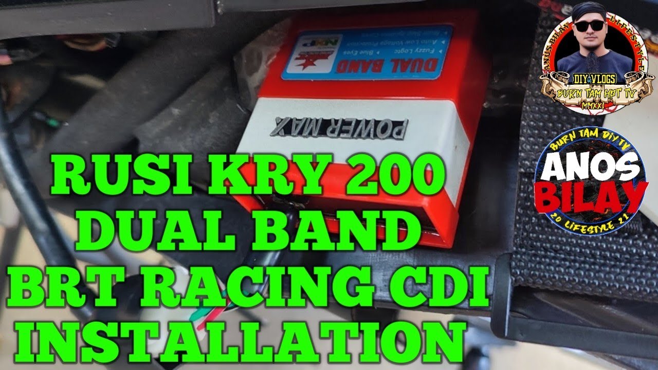 RUSI KRY 200 BRT DUAL BAND RACING CDI INSTALLATION | PLUG AND PLAY ...