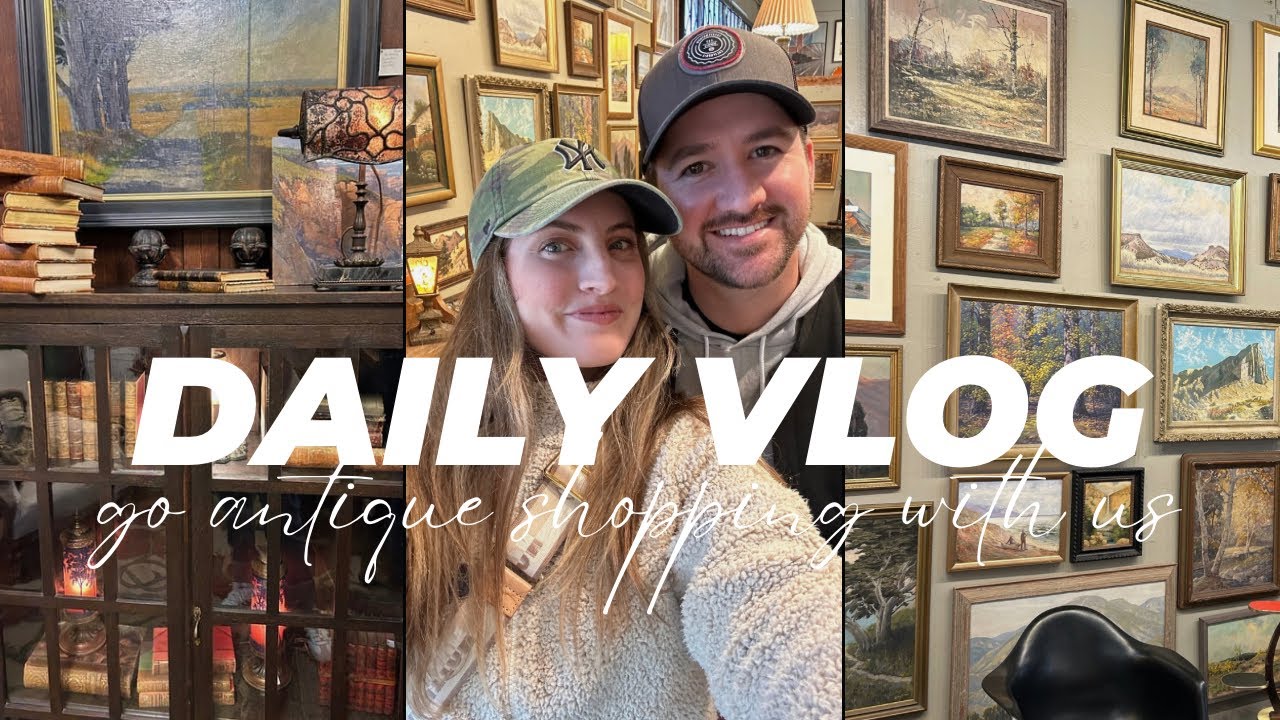 VLOG: Antique Shop With Us! Antique Row in Sacramento, California | Becca Rappleye - YouTube