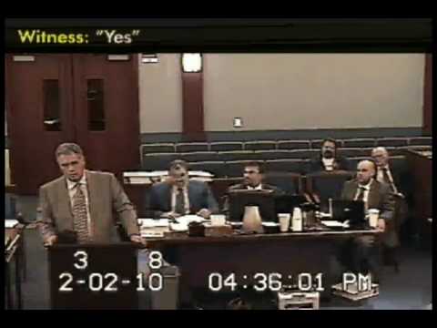 Bob Vannah Questions His Client