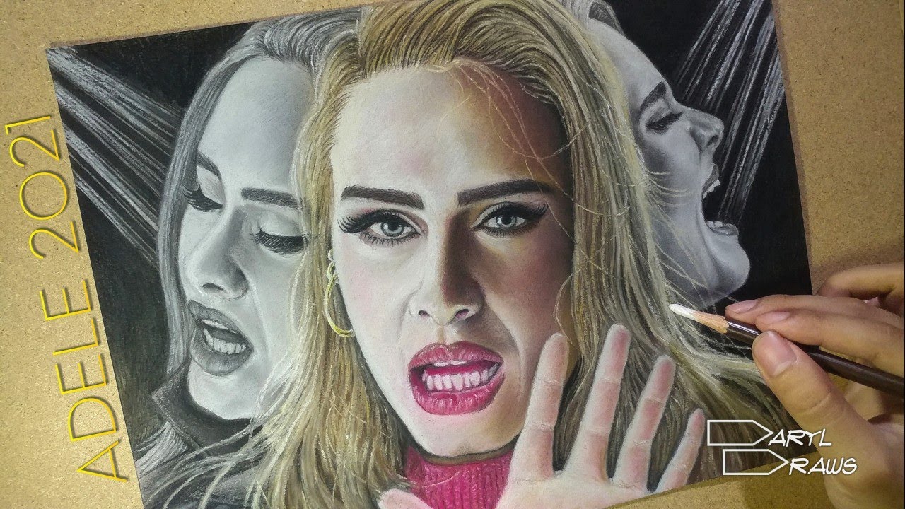 Adele 2021 Drawing - Easy On Me - YouTube