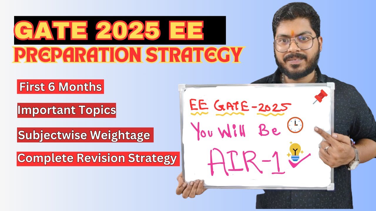 GATE Electrical Engineering Preparation Strategy | GATE EE Toppers ...