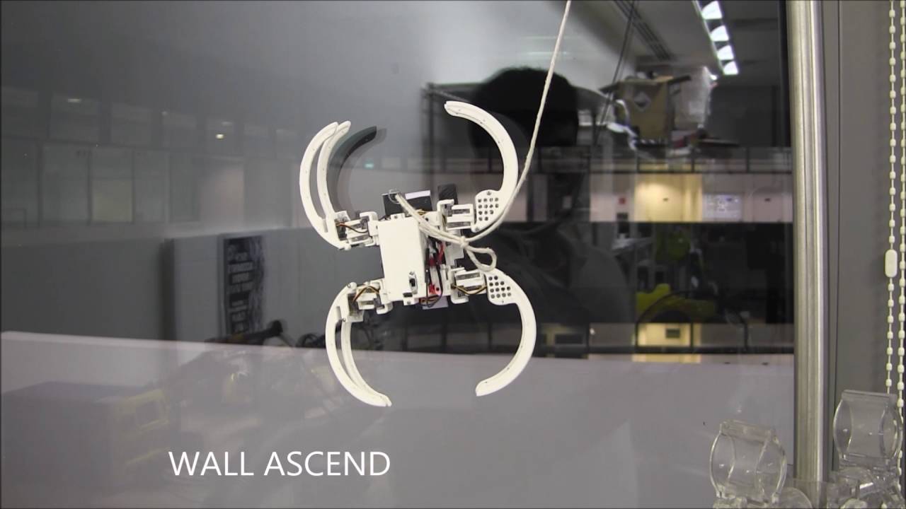 Scorpio: A Self-reconfigurable Rolling-Crawling-Climbing Robot - YouTube