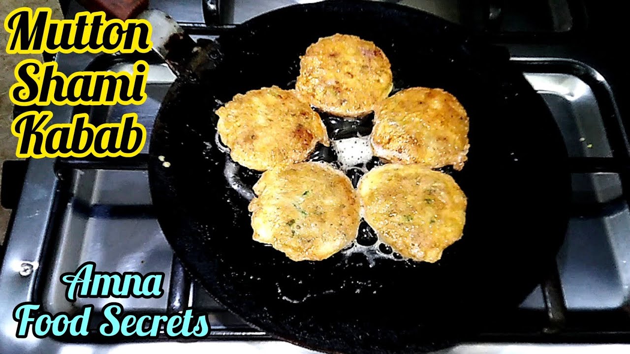 Mutton Shami Kabab Recipe - Resha Kabab - Mutton Shami Tikki Recipe ...