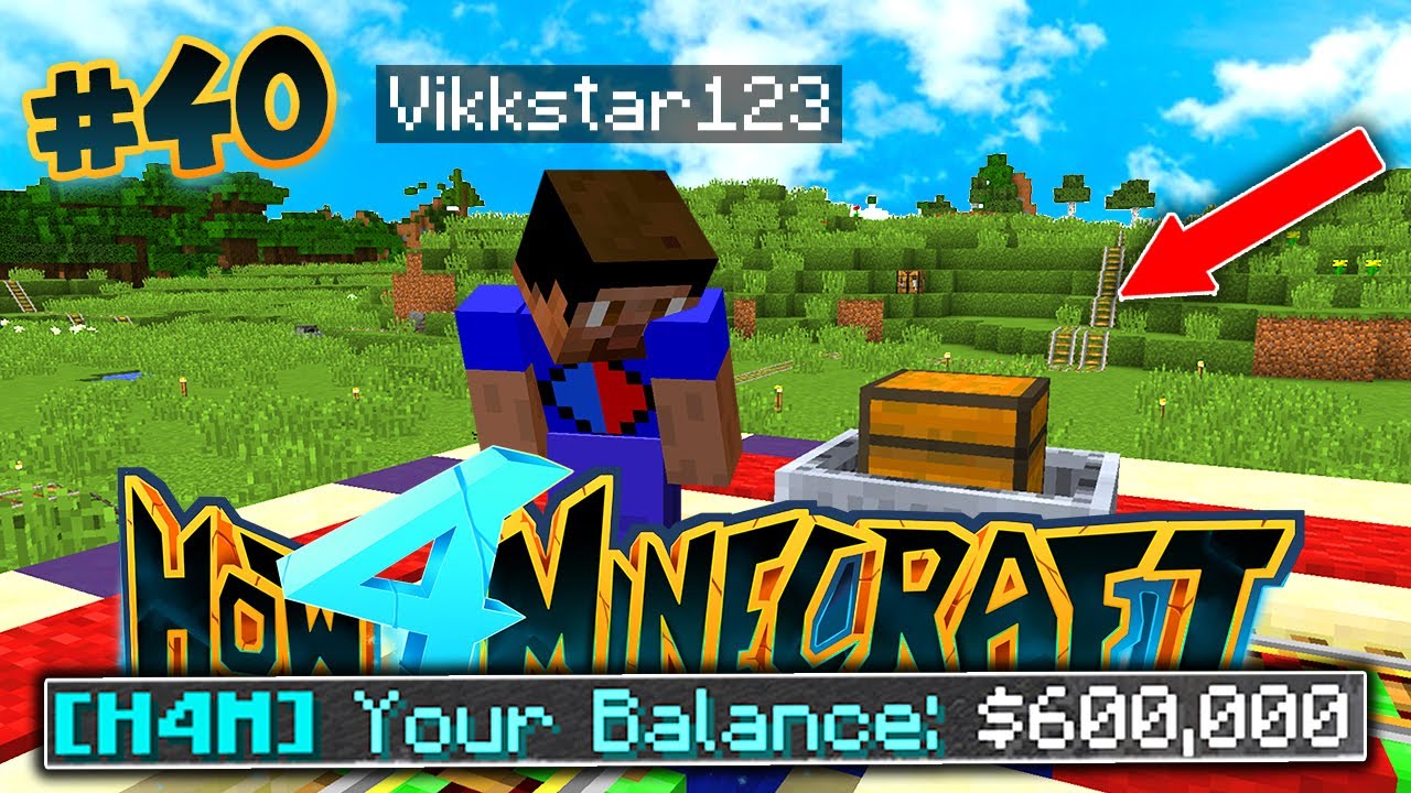 How To Minecraft 4: $600,000 WIN AT VIKKSTAR123'S CASINO! #40 - YouTube
