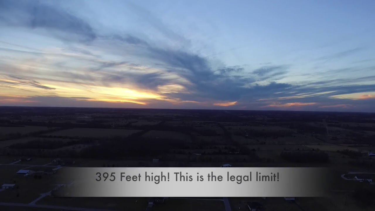 394 feet high Phantom 3 Flight Sunset Video Set HD ON 720p for best ...