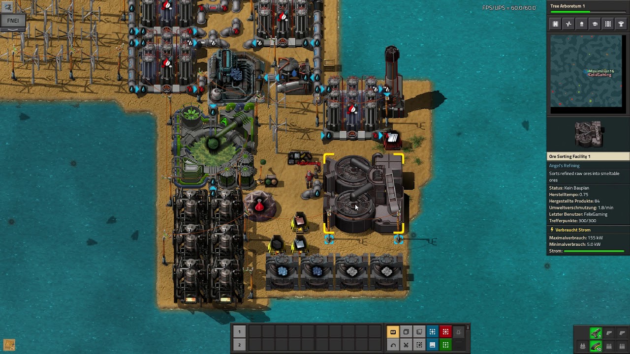 [Factorio Seablock]S2 #004 Arboretum und Tree Seed Generator - YouTube