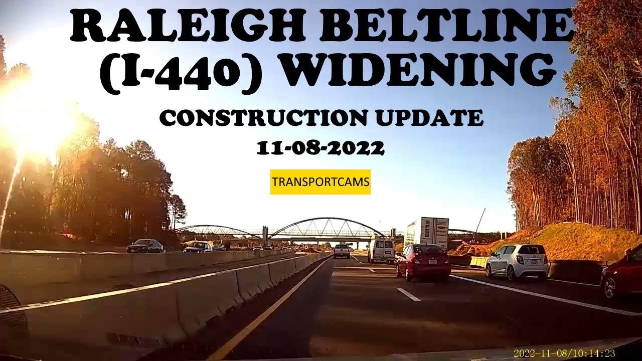 RALEIGH NC BELTLINE (I-440) WIDENING PROJECT - YouTube