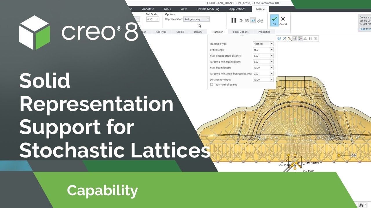 Solid Representation Support for Stochastic Lattices | Creo 8 - YouTube