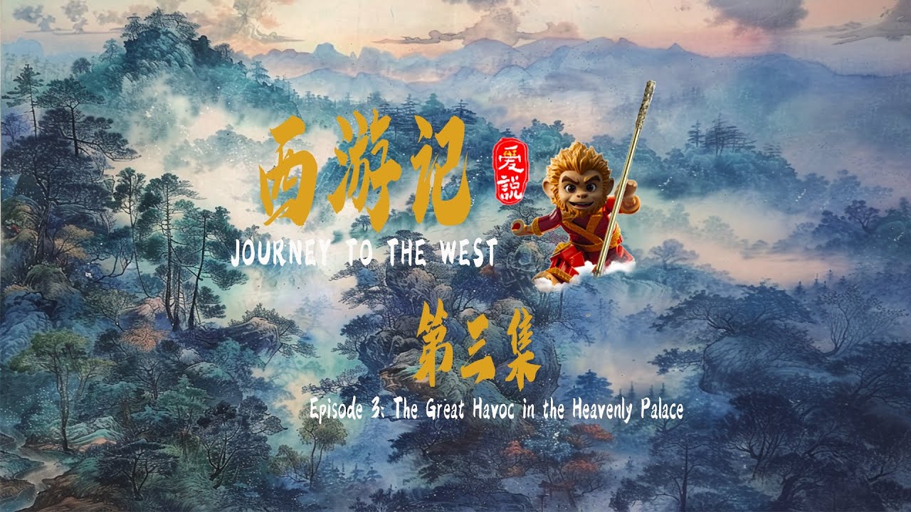 AI generated animation of Monkey King: The Great Havoc in the Heavenly Palace - YouTube