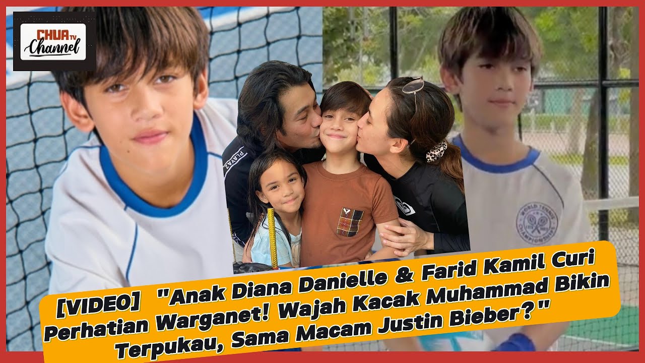 "Anak Diana Danielle & Farid Kamil Curi Perhatian Warganet! Wajah Kacak Muhammad, - YouTube
