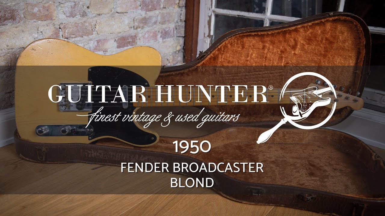 All original 1950 Fender Broadcaster - YouTube