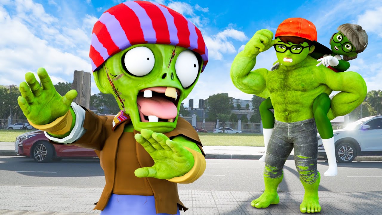 Scary teacher Funny 3D animation - Nick Hulk vs Zombie Baby War in City ...