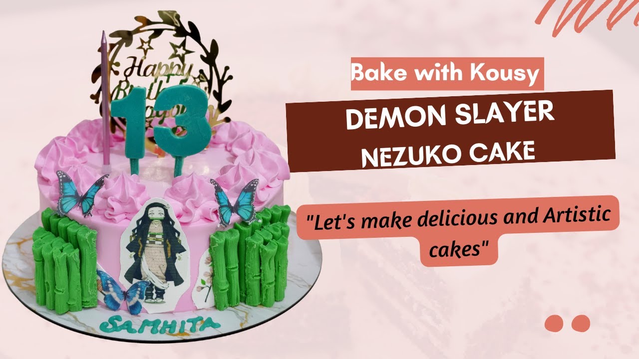 Basic Cake Decorating Techniques for Beginners | Nezuko cake | Bake ...