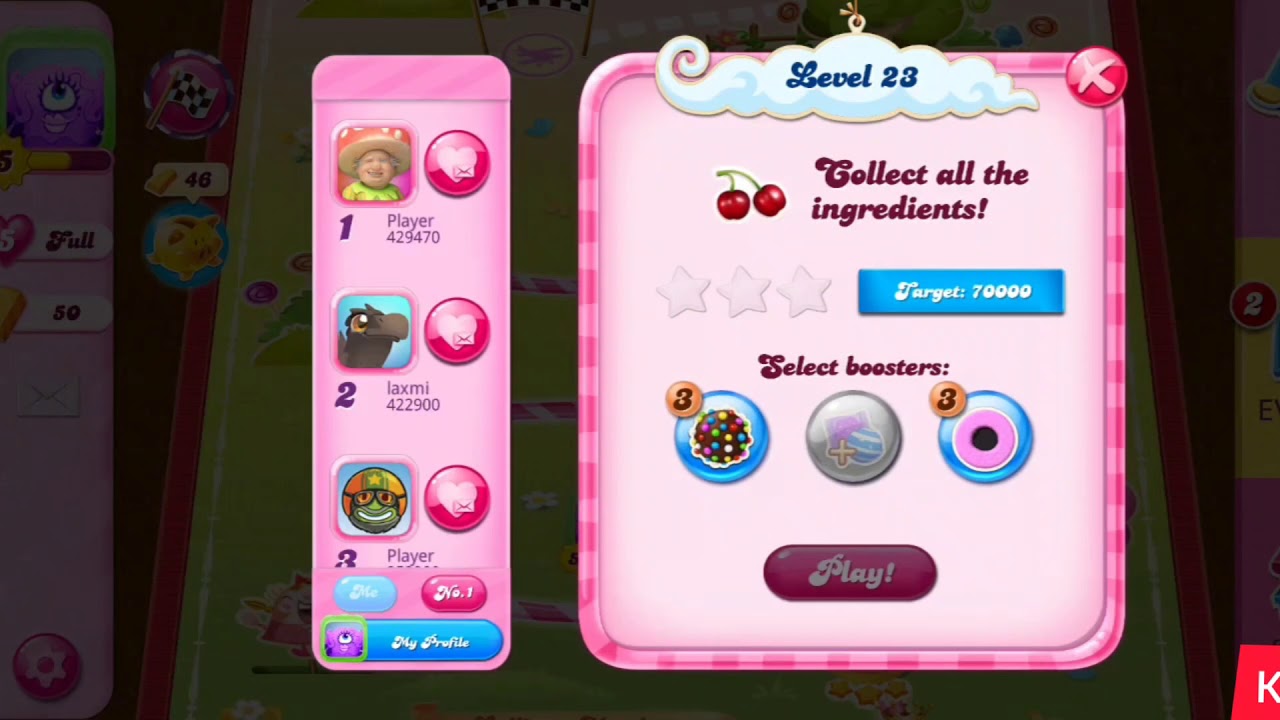 CANDY CRUSH SAGA LEVEL 23 (NEW VERSION) - YouTube