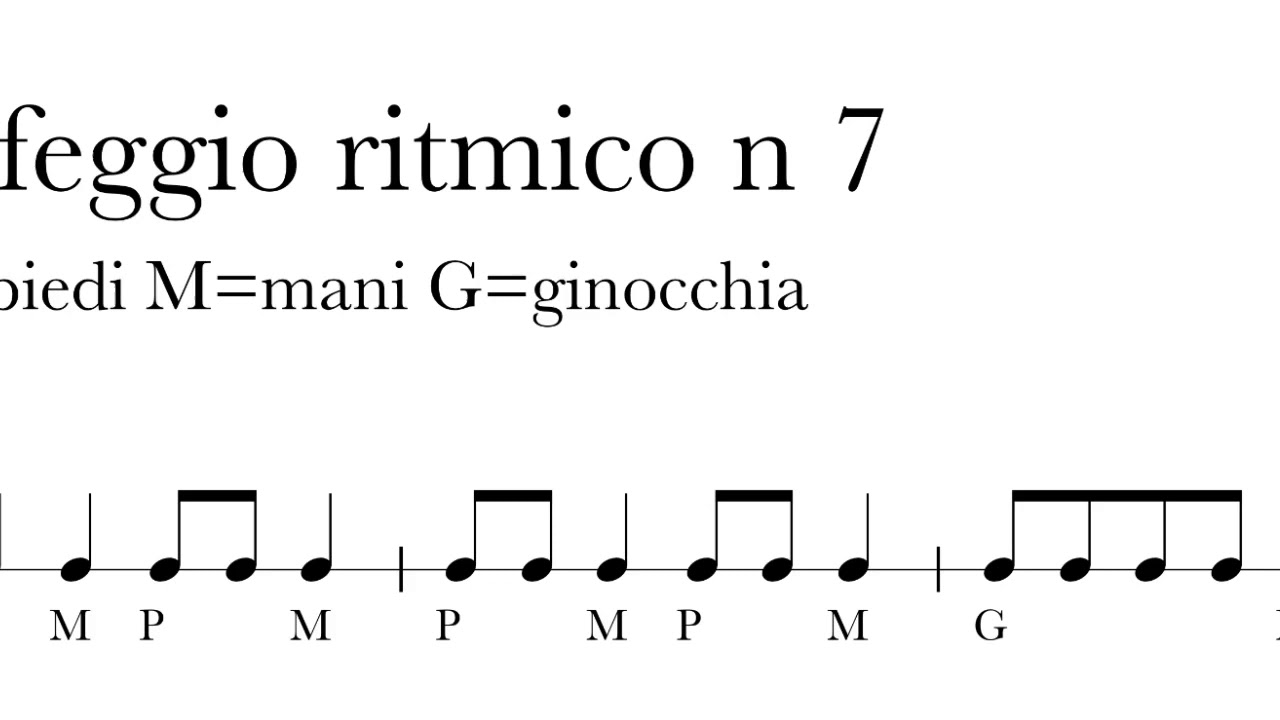 Solfeggio ritmico n 7 - YouTube