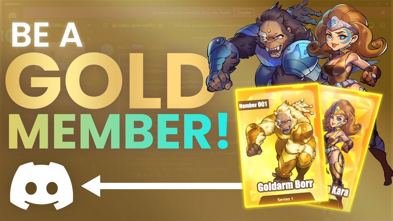 How To Join Exclusive Gold Members Only Discord Channel - YouTube