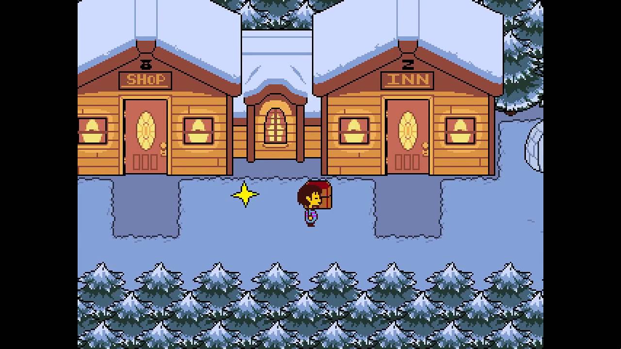 Undertale Pacifist Run Part 4 - Snowdin and Papyrus Fight - YouTube