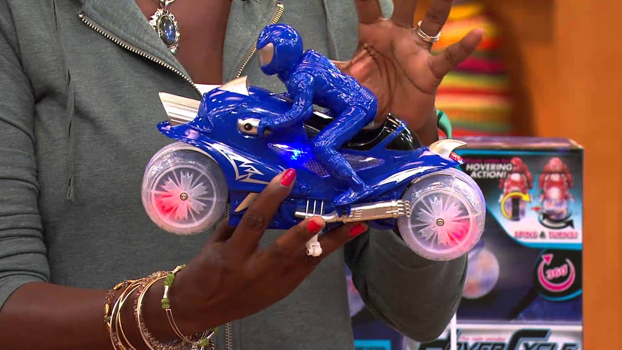 Hover Cycle RC Light Up Stunt Motorcycle with Jayne Brown - YouTube