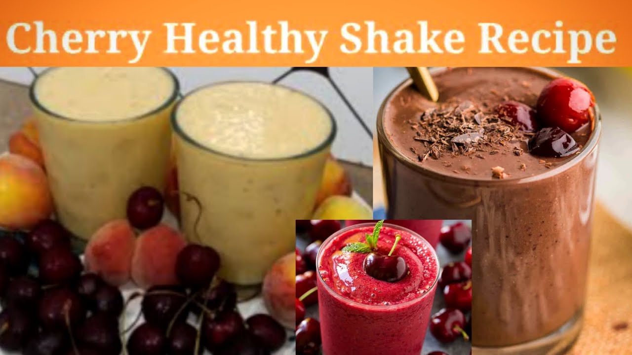 Cherry Shake Recipe || Milkshake Recipe || How To Make Cherry Shake ...